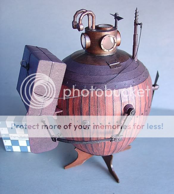 Turtle Submarine 1/12 Heinkel model - Page 4 - PaperModelers.com